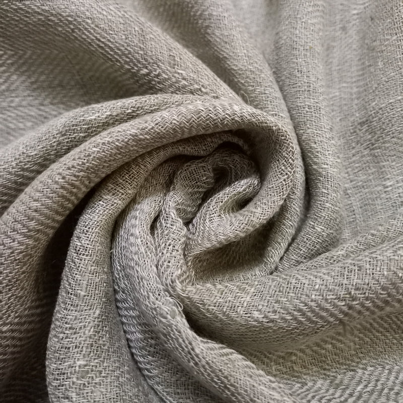 Smoke Grey Matka Silk Fabric
